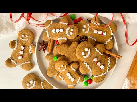 Easy, Delicious, Soft Gingerbread Cookies #gingerbread #shorts #trendingshorts