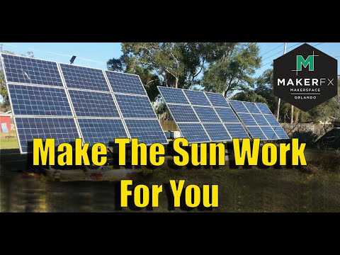 Make The Sun Work For You - MakerFX Solar Class