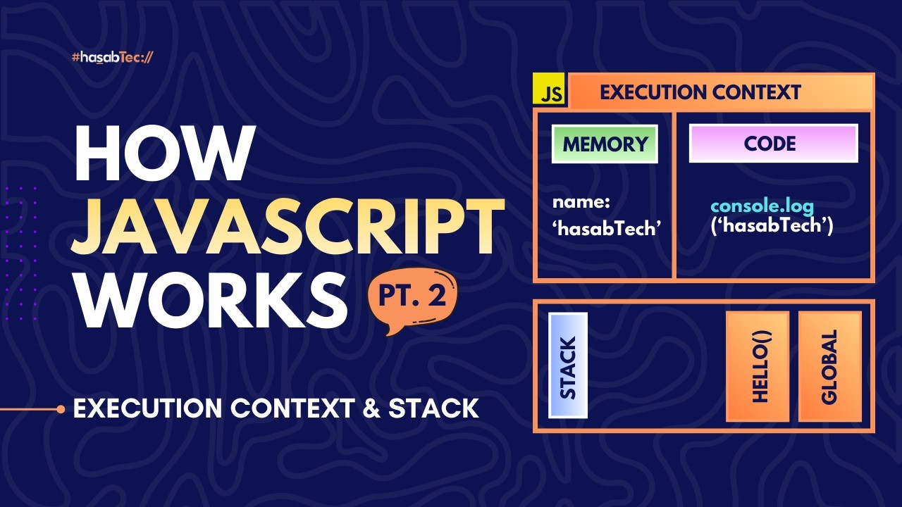 How JavaScript Really Works - Execution Context & Call Stack | Intermediate JavaScript Tutorial