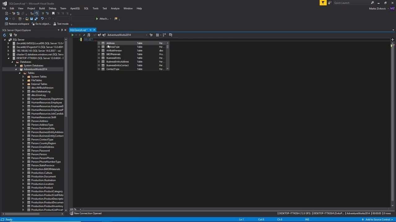 ApexSQL Complete - Code completion