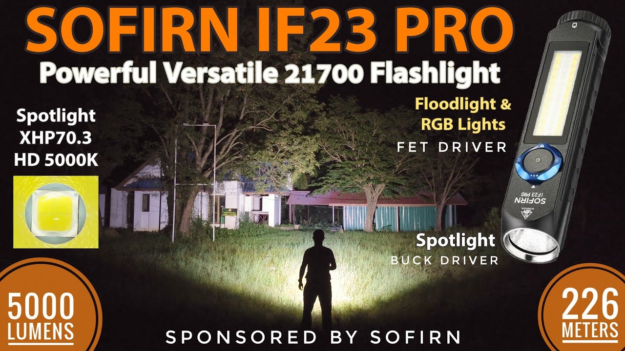 SOFIRN IF23 Pro Review & Beamshots Comparison with IF23 - LED ...