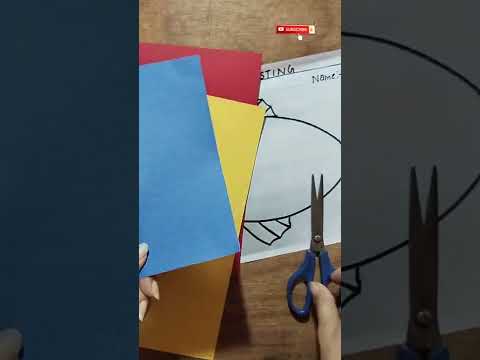 How to make a fish Collage l How to draw fish l paper Collage making