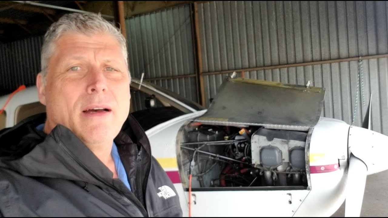 Airplane Engine Compartment Preflight Inspection