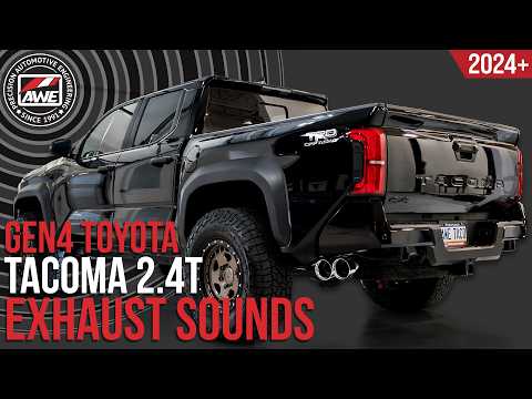 2024+ Toyota Tacoma Exhausts: AWE 0FG Catbacks w/ BashGuard™ or Tips