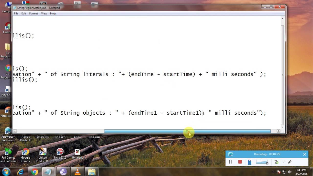 Write A Java Program To Compare Performance Of String Creation 11