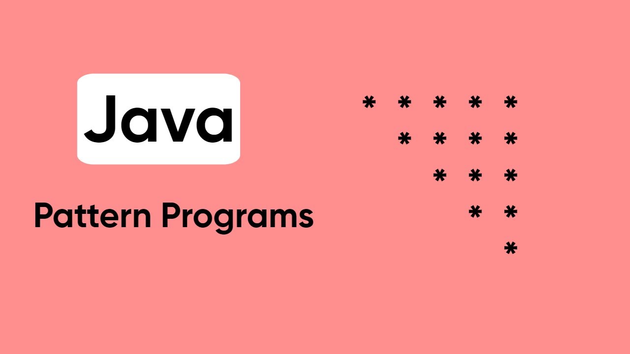 Star Pattern Programs in Java part 2