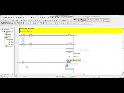Program PLC CX-Programmer dan CX-Designer lampu berjalan – CatatanDanang