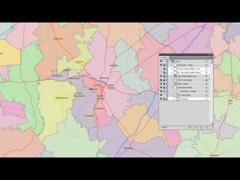 Georgia zip code map