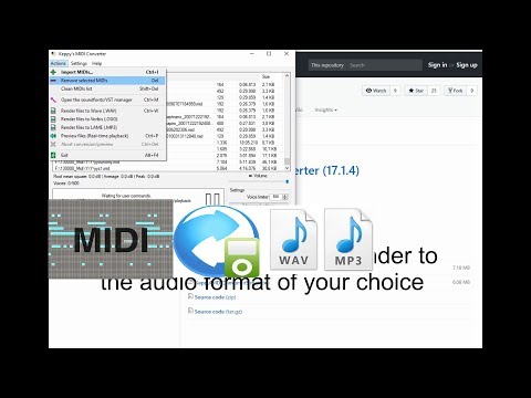 Keppy's Midi Converter Best Free Midi Converting Tutorial, How to turn Midi To MP3 or Wav Sound