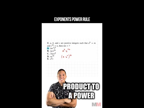 Simplifying Exponents Powers OF Products ACT Math Question