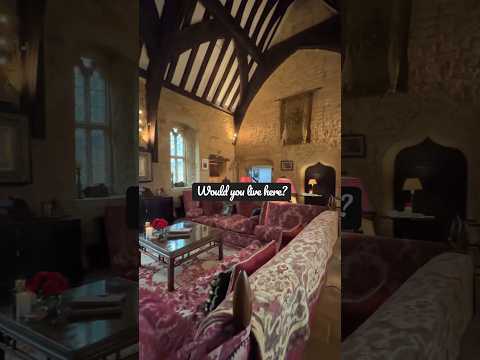 Medieval Living Room in an English Manor #cotswolds #castle #medieval