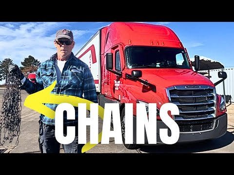How to Put Tire Chains on a Semi-Truck