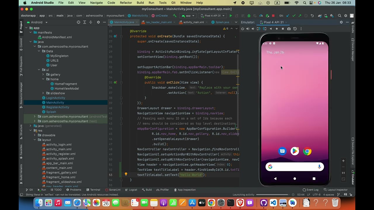 How to change Navigation Drawer Activity Header Programatically | Change nav_header_main in Android