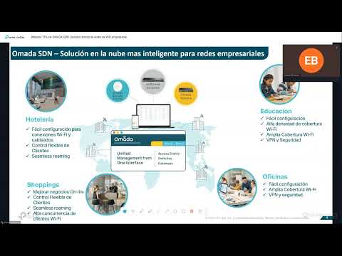 Webinar TP Link OMADA SDN  Gestión remota de redes de WiFi empresarial