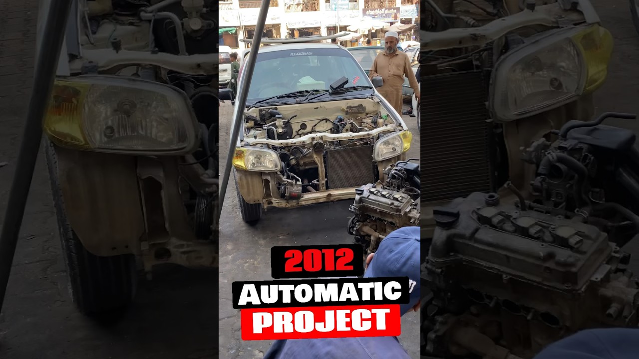 Manual convert to automatic 🔥| #car #engine