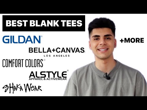 Best Blank T-Shirts for Your Streetwear Clothing Brand 2025