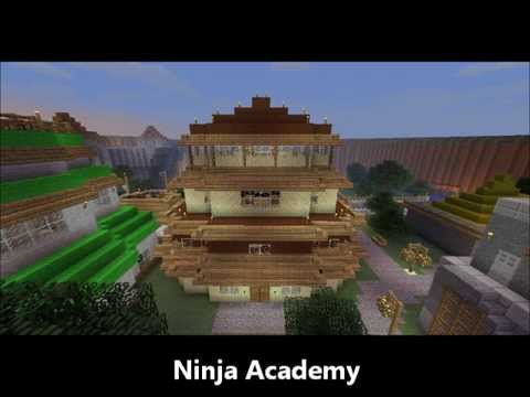 Minecraft Konoha (Hidden Leaf Village) with Download!