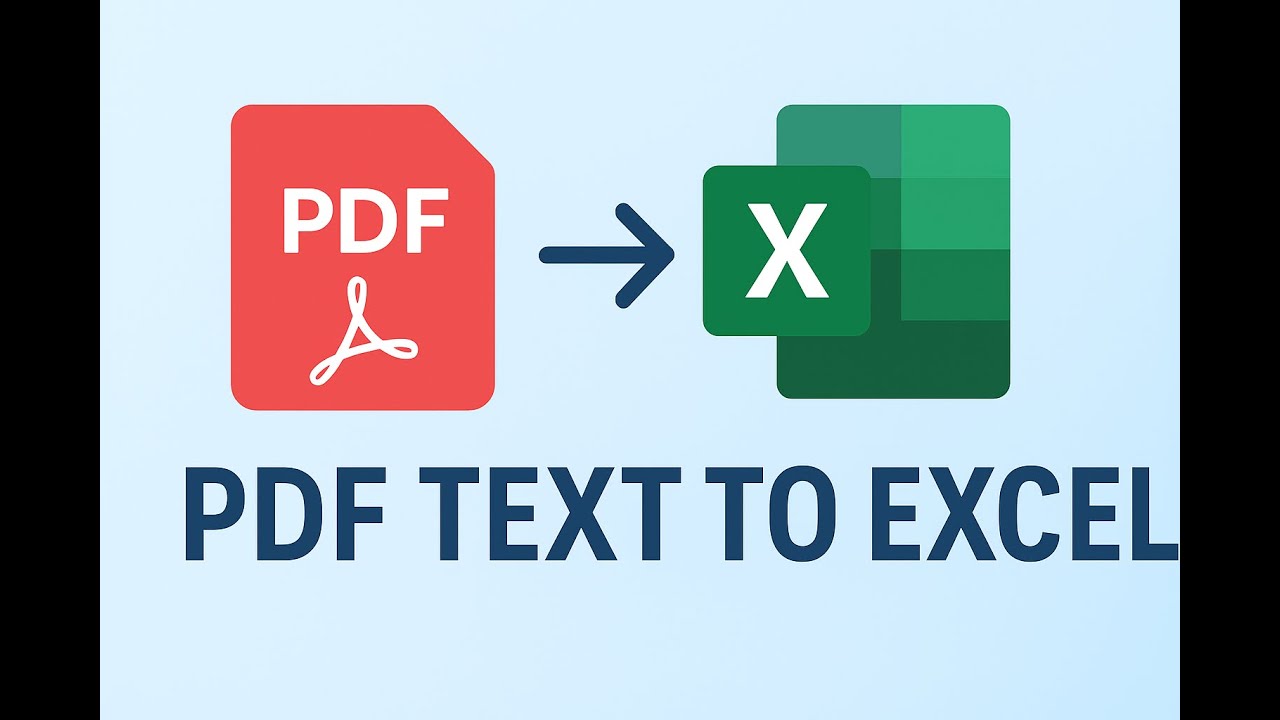 PDF To Excel Converter (C# Code)