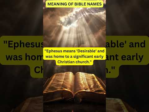 Meaning of Bible Names 100