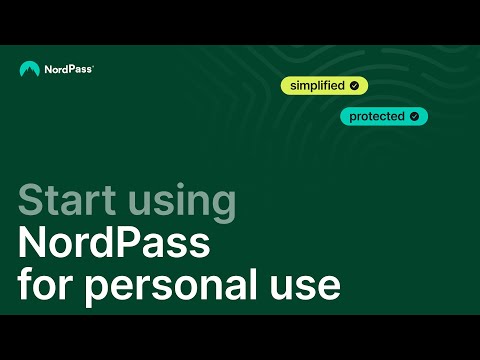 Start using NordPass for personal use