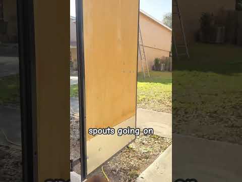 5” Seamless gutter Installation!! #gutters #gutterinstallation #shorts