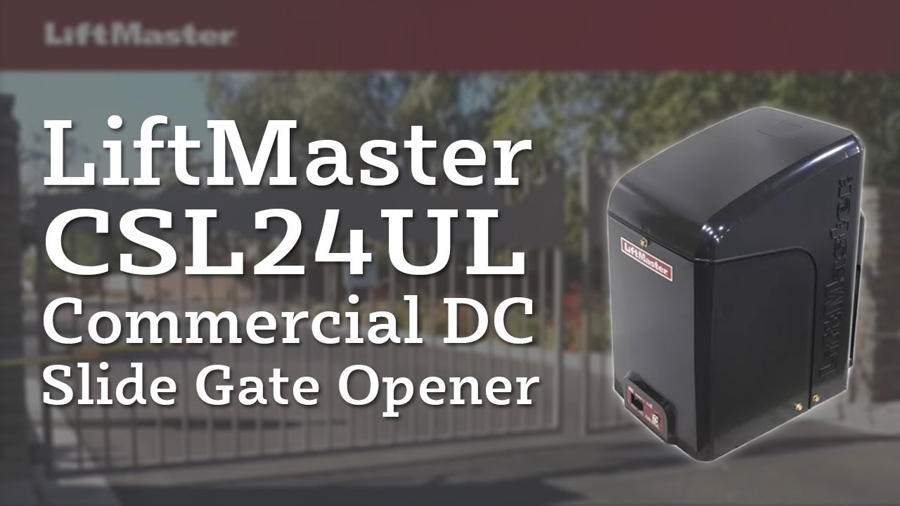 LiftMaster CSL24UL Commercial DC Slide Gate Operator