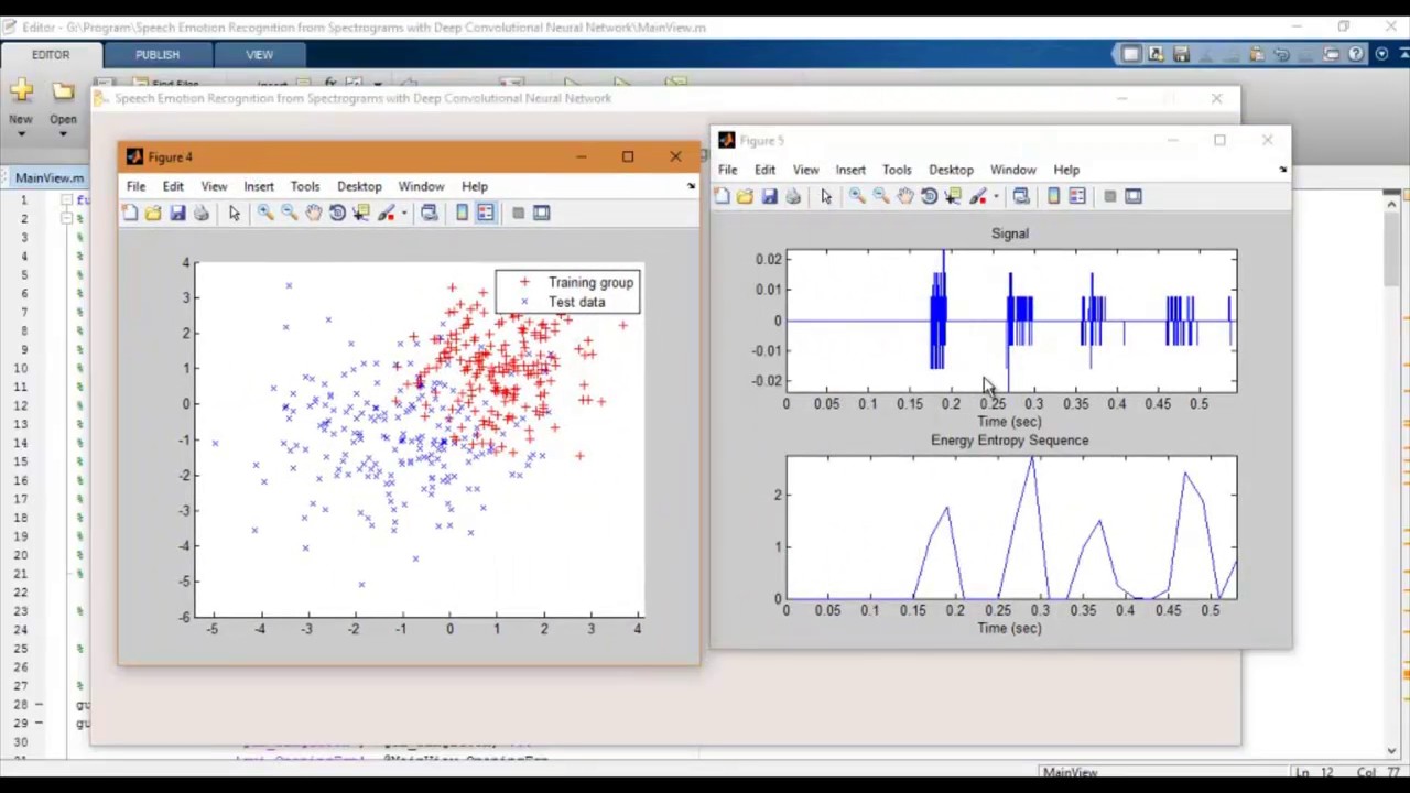 Speech Emotion Recognition from Spectrograms matlab projects