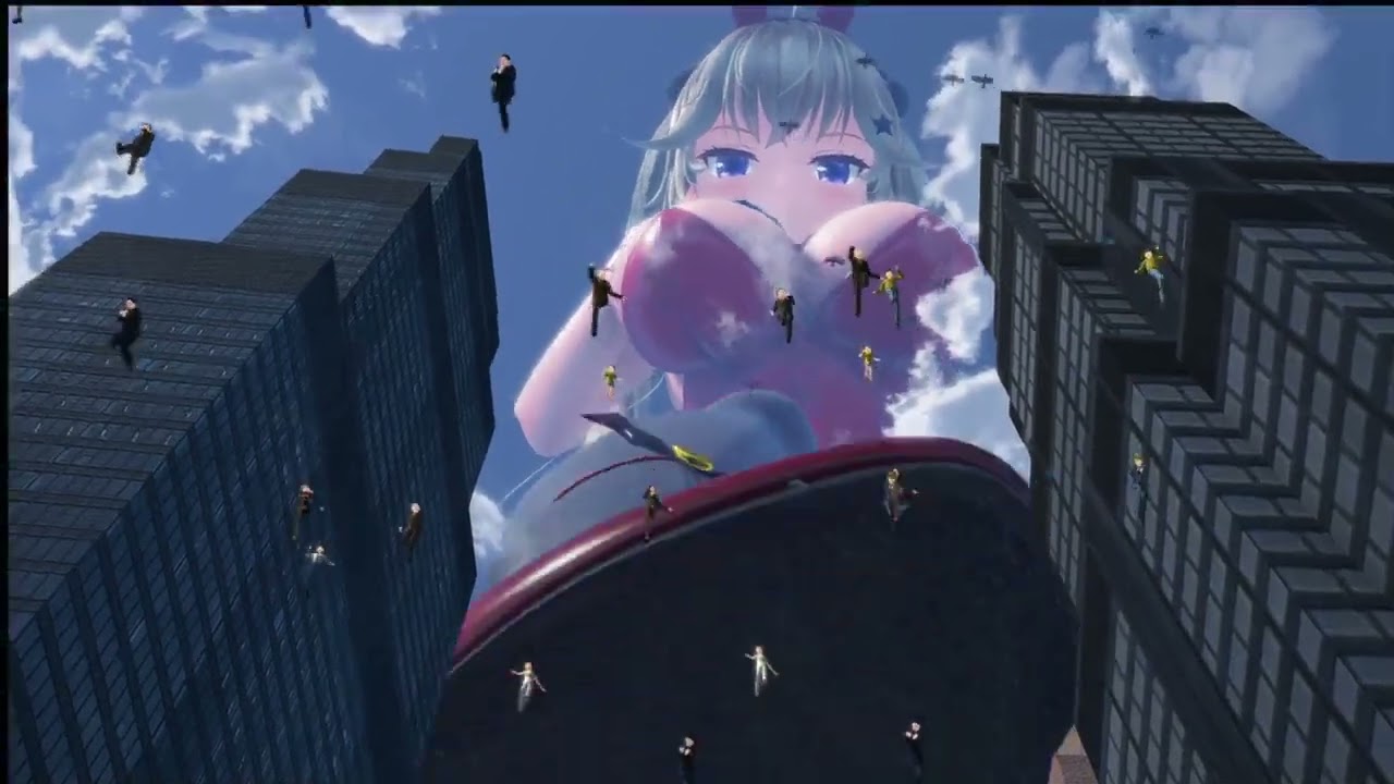 Giantess MMD Crush #22
