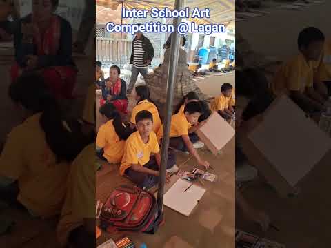 Inter School Art Competition @ Lagan #travelwithbabukrishna #Subscribe #ytshorts #youthcornerClub