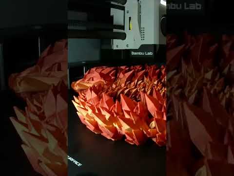 3D Printed Articulated Dragon