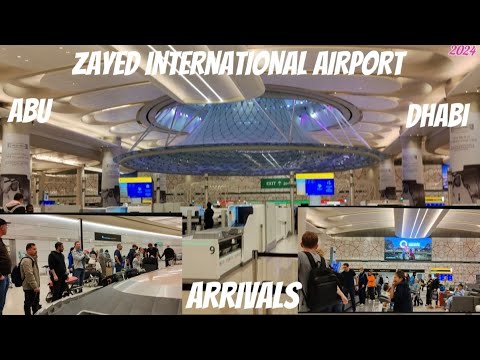 NEWLY ZAYED ABU DHABI INTERNATIONAL AIRPORT ARRIVALS 🇦🇪/TRAVEL AND WORKTV