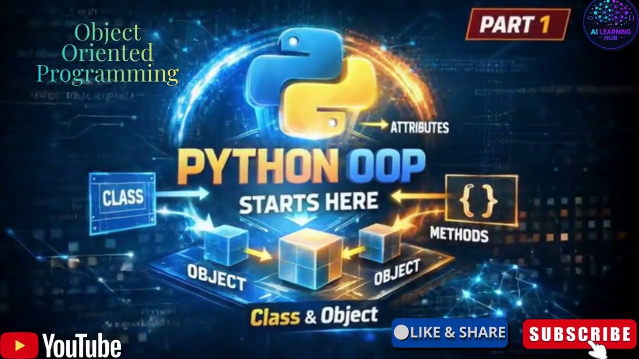 Master Python Object-Oriented Programming Step-by-Step | OOP Basics (Part 1)