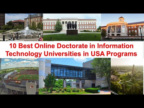 Top 10 ONLINE DOCTORATE IN INFORMATION TECHNOLOGY UNIVERSITIES IN USA New Ranking