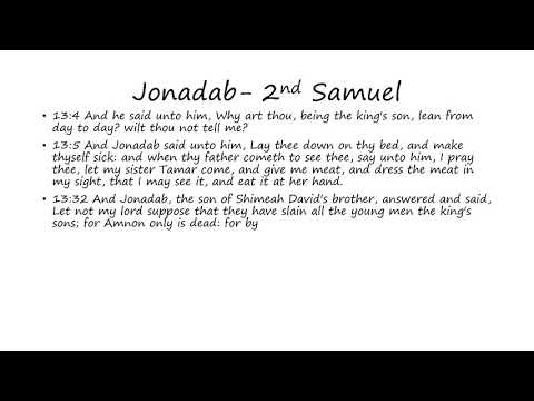Jonadab: 2nd Samuel