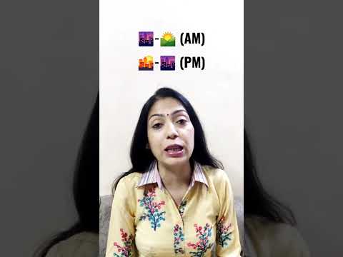 What is AM and PM? #time #shorts #englishclasses #englishgrammar #english