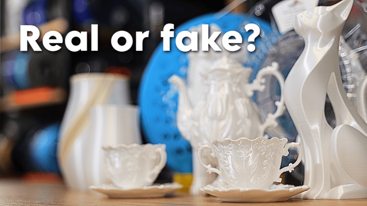 How to Make 3D Prints Look Like REAL Porcelain (Spectrum Silk PLA)