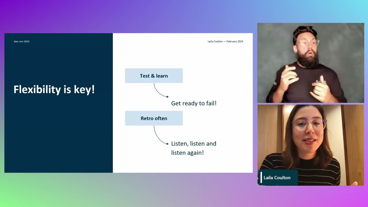 Digital Accessibility and Knowing When to Flex | Axe-con 2024