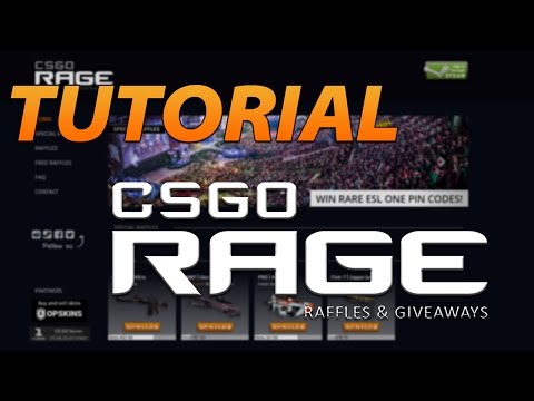 [Tutorial] Como utilizar o CSGO Rage (Rifas) | CSGOdouble