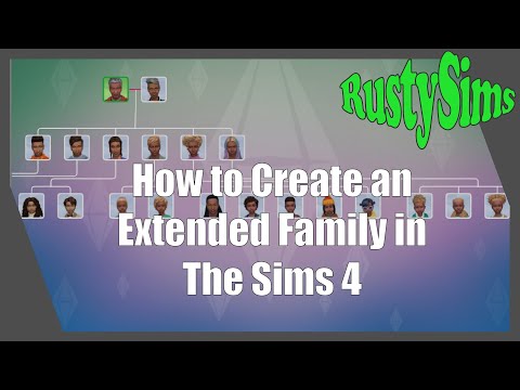 How To Create an Extended Family in The Sims 4 | Part 1 of 3
