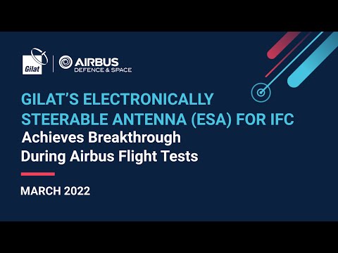 Gilat’s Electronically Steerable Antenna (ESA) for IFC