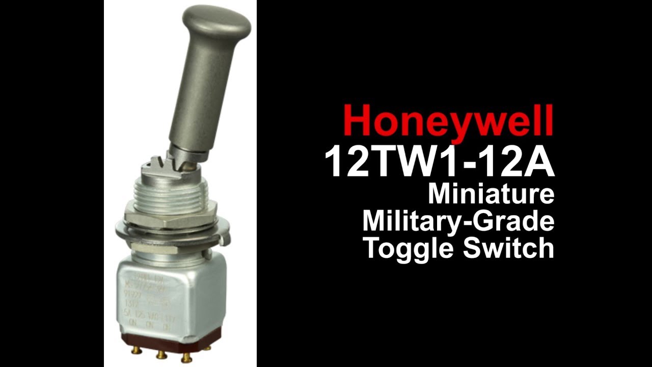 Honeywell 12TW1-12A Locking Toggle Switch