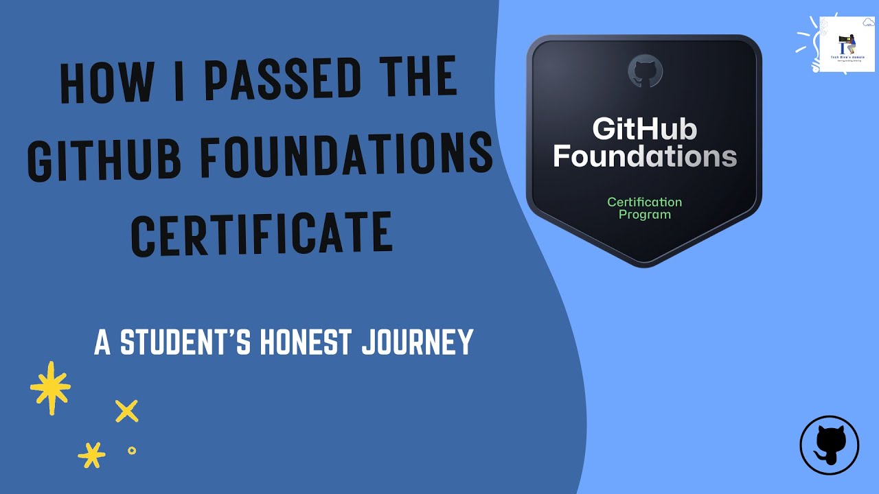 My GitHub Foundations Certification Journey