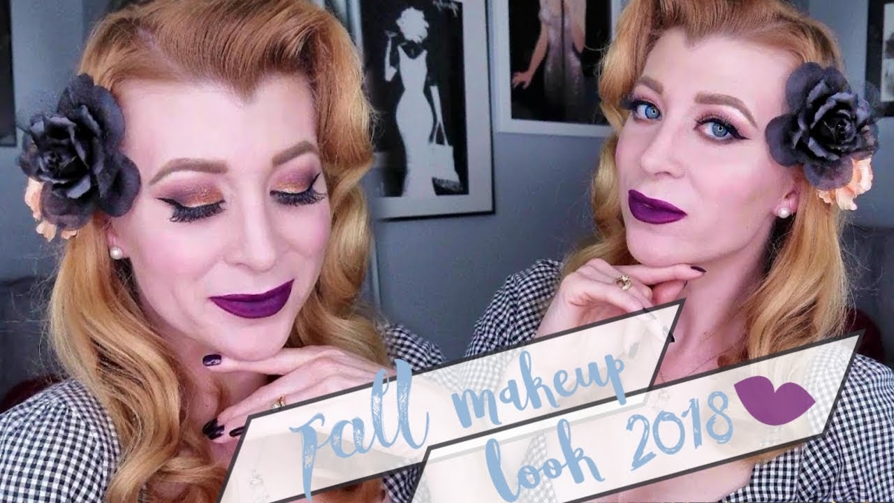 PINUP GLAM FALL MAKEUP TUTORIAL