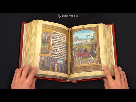 THE BOOK OF HOURS OF LUIS DE LAVAL - Browsing Facsimile Editions (4K / UHD)