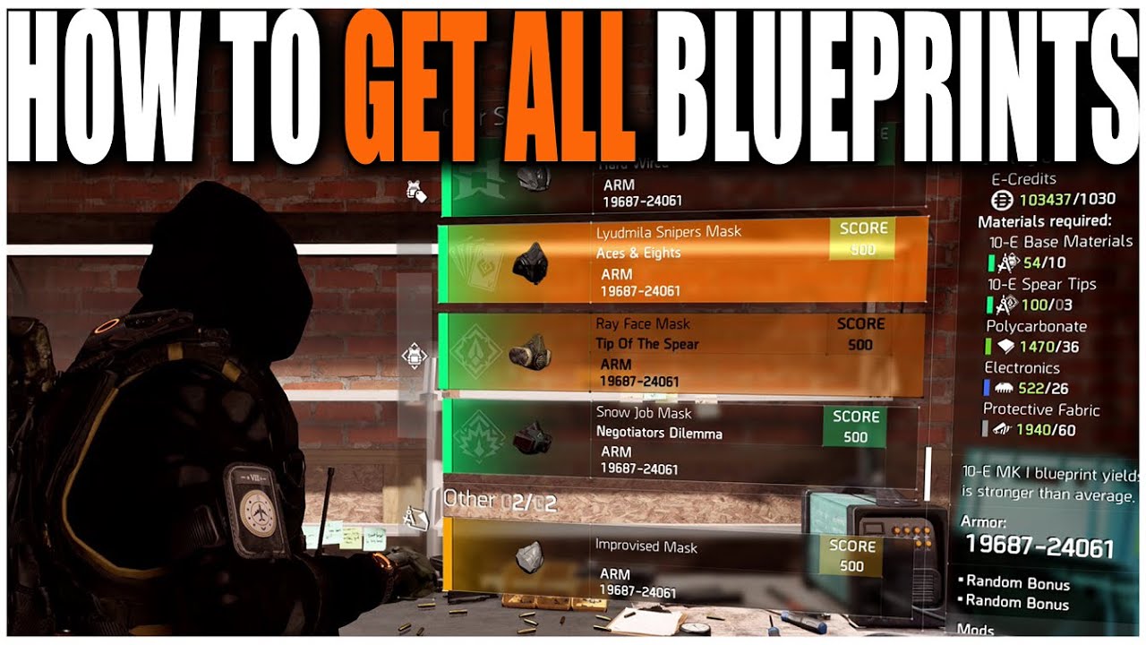 Unlocking All Blueprints in Division 2: A Comprehensive Guide | Galaxy.ai