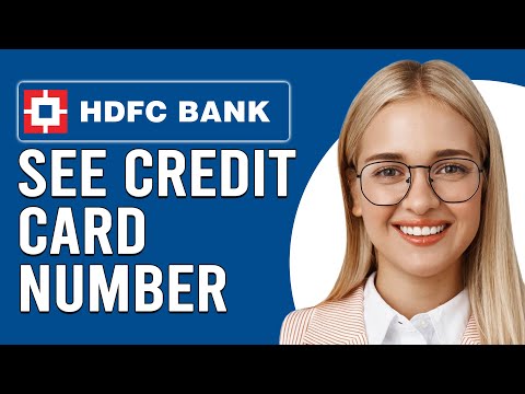 How To See Credit Card Number HDFC App (How To Find Or View Credit Card Number On HDFC App)