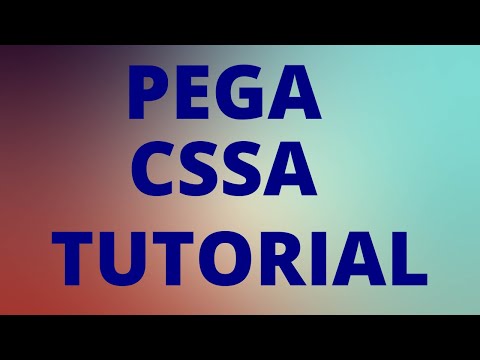 Pega CSSA Training | Pega CSSA Course | Pega CSSA Online Training