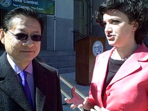 Discussing Financial Literacy Policy With Assemblyman Eng