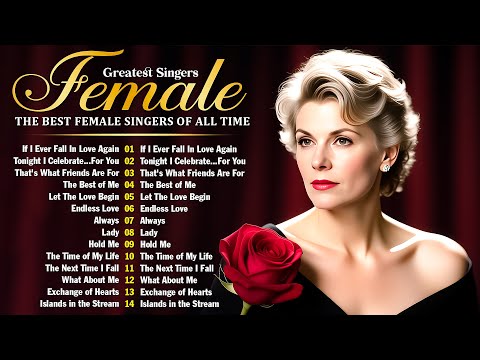 Best of Female Love Songs Collectio❤️ Anne Murray, Celine Dion, Whitney Houston, Mariah Carey