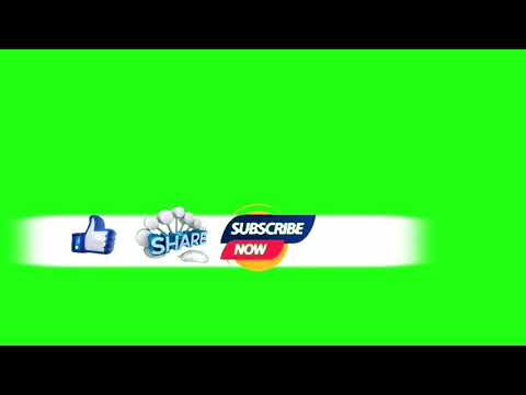 new Like, share and subscribe green Screen video//no copyright